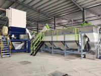 China Automatic HDPE PP LDPE Bottle Washing Machine 1000-4000 kg/h Plastic Recycling Line for sale