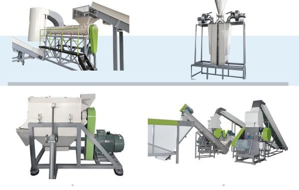 Quality 500kg/Hr PET Flakes Pelletizing Machine Automatic Pelletizing Recycling Machine for sale