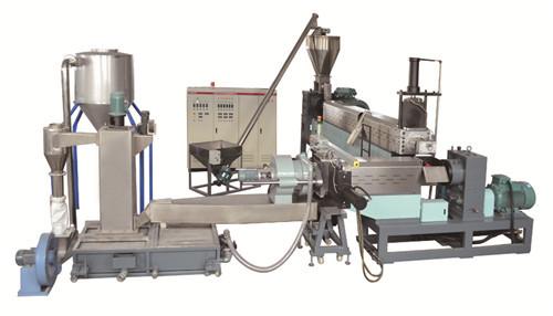 Quality HDPE PP Flake Single Screw Extruder Exhausting Plastic Crusher Machine for sale