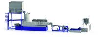 Quality 500kg per Hour PET Flakes Pelletizing Machine with PLC Control and Underwater for sale