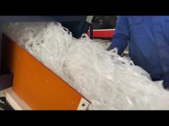 75 kW - 110kW Pelletizzatore di plastica macchina di riciclo automatica con metodo di raffreddamento ad acqua