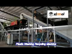 pp hdpe plastic washing recycling machine / milk bottle recycling washing machines