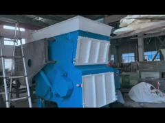 HDPE PP Purge Shredder with 500kg per hour capacity featuring a heat-treated rotor and premium alloy steel blades for durable plastic recycling