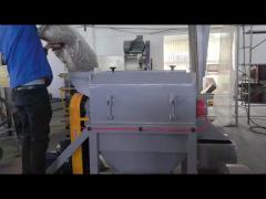 HDPE flakes dewatering machine