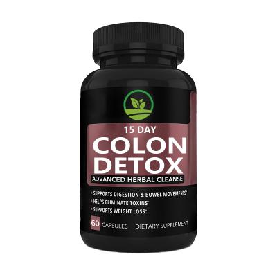 China OEM/ODM Hot Selling Colon Cleanse Capsules Promote Digestiom Support Weight Management Dietary Supplements for sale