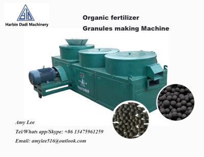China Automatic 500 kgs / h Ball shape organic fertilizer granules making machine for sale