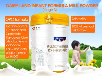 Cina 0-6 mesi di bambino di formula del latte di capra della polvere di latte in polvere 800g di terra neonata della latteria in vendita