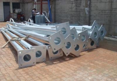 Cina doppia iluminazione pubblica pali del braccio di 13m resistenti alla corrosione in vendita