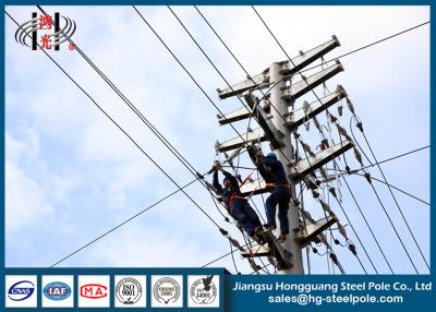 Китай Гальванизированные круглые трубчатые стальные поляки для линии передачи и распределения продается