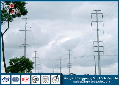China acero eléctrico poligonal 230KV poste tubular del 18m para el proyecto de arriba en venta