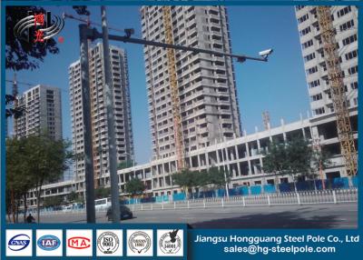 China Monitor System Polygonal CCTV Camera Pole 2m - 30mm Thickness for sale