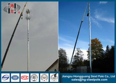 China Telecommunication Industry Steel Utility High Mast Poles with Inner Flange 25m for sale