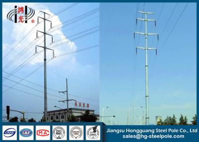 Китай Сила высоковольтное Поляк горячего погружения H50m Q345 гальванизированная с перекрестными рукоятками продается