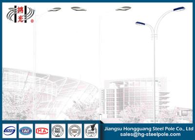 Cina iluminazione pubblica pali d'acciaio di galvanizzazione della immersione calda di 8m 11m con polvere ricoperta in vendita