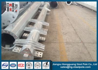 Китай горячее погружение 220КВ гальванизировало стальную опору линии электропередач с перекрестными оружиями, ОДМ/ОЭМ приемлемым продается