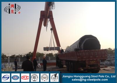 Cina Pali pratici d'acciaio elettrici conici per la linea di trasmissione 35KV proiettano in vendita