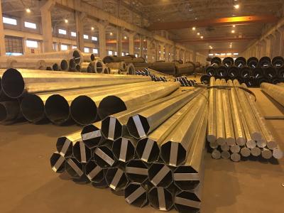 China la inmersión caliente 110kv galvanizó la suspensión tubular de acero poste extensible de poste para la transmisión en venta