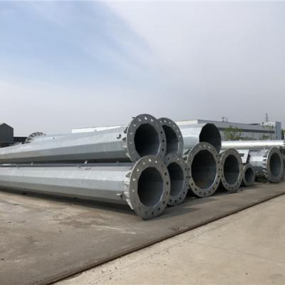 Cina immersione calda di Palo della colonna elettrica d'acciaio di 6m con allungamento di 20% in vendita