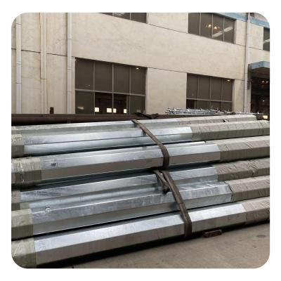 중국 40 - 60FT 팔작지철 기둥 전기 전력 기둥 송전 라인 프로젝트 판매용