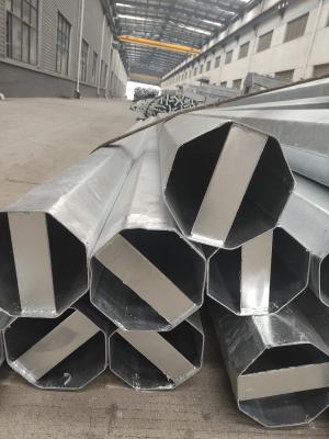 Cina Altezza 40ft Octagonale di acciaio Utilità di potenza elettrica palo galvanizzato in vendita