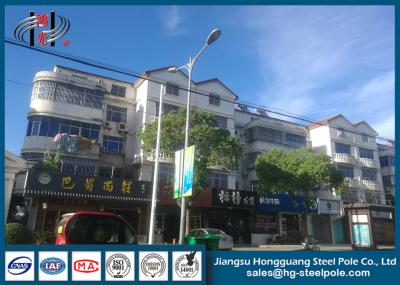 Cina Forma conica galvanizzata di Palo della lampada di via del braccio della immersione calda di H15m doppia per la strada principale in vendita