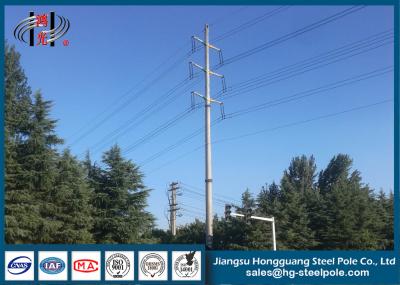 중국 110KV Polygonal Pole, 전기 배전선 용 아연 도금 강대 판매용