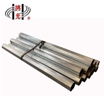 China 69KV Hot Dip Galvanized Electric Steel Pole with Q235/Q345/Q420/Q460 Material and AWS D 1.1 Welding for sale
