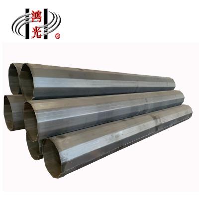 China 30-60FT Hot Dip Galvanized Octagon Steel Pole with AWS D1.1 Welding for 25 Years Life Transmission Line for sale