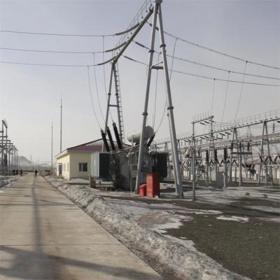 China La inmersión caliente galvanizó/las estructuras de acero de la subestación de la pintura para la línea de transmisión proyecto en venta