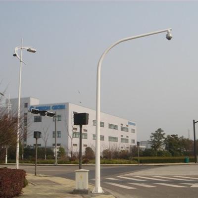 China Monitor System Polygonal CCTV Camera Pole 2m - 30mm Thickness for sale