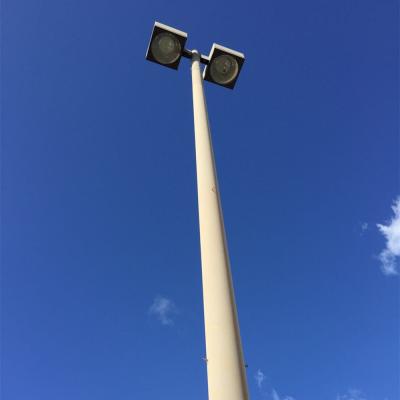 China Street / Road Lighting Tubular Floodlight Poles , Outdoor Lighting Posts for sale