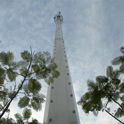 China 45m Round Telecommunication Towers Mobile Phone Antenna Towers for sale