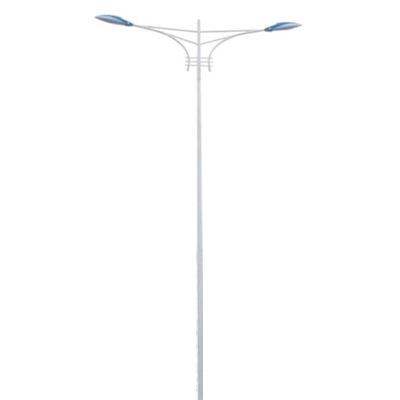 China Durable Steel Tubular Pole with 20-50 Years Lifetime, Galvanized/Painted/Powder Coated Surface, and Flange Connection for Outdoor Lighting for sale