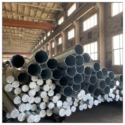 China Galvanized Steel Electrical Power Pole with ±2% Tolerance and 15 Years Warranty for Power Distribution for sale