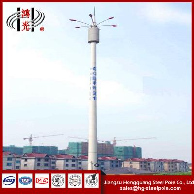 China 345MPA Yield Strength Telecommunication Tower with Hot Dip Galvanization for sale