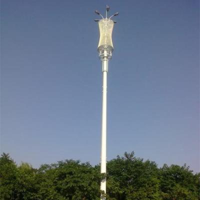 Cina la telecomunicazione tubolare d'acciaio poligonale 4G si eleva l'acciaio Q235 della laminazione a caldo in vendita