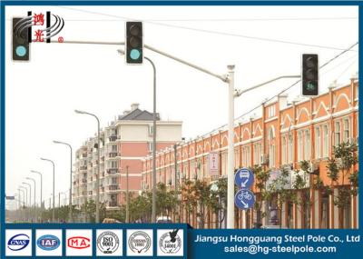 Cina Semaforo rivestito della polvere Palo per le aree commerciali con le doppie armi in vendita