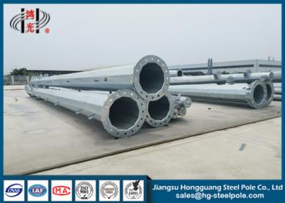 Cina Corrente elettrica affusolata acciaio galvanizzata Palo Q345 della immersione calda per la linea di trasmissione in vendita