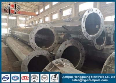 Cina linea di trasmissione galvanizzata della immersione calda di Palo di corrente elettrica 69KV Palo Q345 45m in vendita