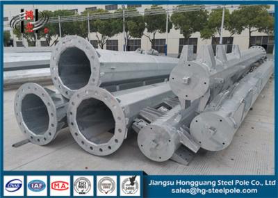 Cina linea di trasmissione galvanizzata della immersione calda di Palo di corrente elettrica 69KV Palo Q345 45m in vendita