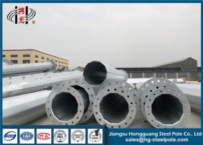 China Transmisión poligonal Q355 poste tubular de acero con el peldaño que sube para la distribución en venta
