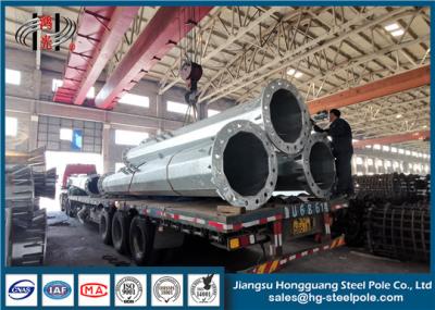 Cina Tecnica elettrica d'acciaio di galvanizzazione della immersione calda di Palo del collegamento della flangia in vendita