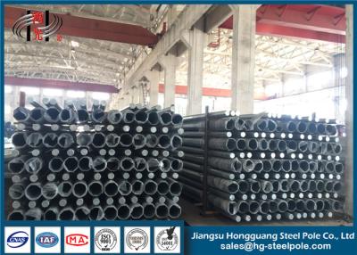 China Inmersión caliente de encargo poste tubular de acero galvanizado, metal Electric Power poste en venta