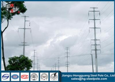 Cina Q345 Q235 Q460 ha galvanizzato la immersione calda d'acciaio 75FT 13.8KV di Palo non standard in vendita