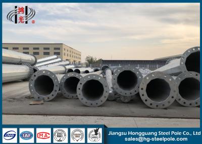 Cina Palo elettrico d'acciaio poligonale per la linea di trasmissione sopraelevata 110KV in vendita