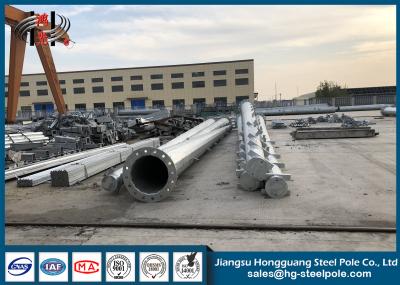 Electric Power Transmission Poles / Steel Tubular Pole Corrosion Resistance