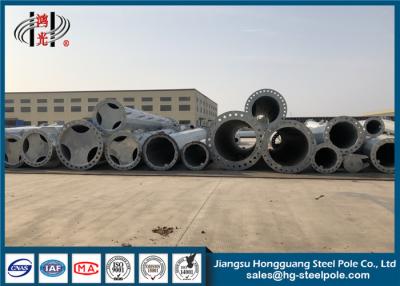 Cina Alta tensione 110KV - 220KV ha galvanizzato la posta elettrica d'acciaio di Palo con Q345 in vendita