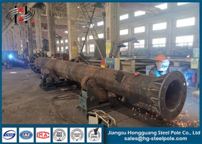 Cina Palo d'acciaio galvanizzato elettrico 35KV per la linea di trasmissione progetto sopraelevato in vendita