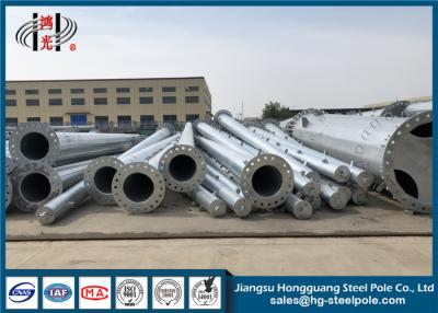 Cina Linea potere palo d'acciaio galvanizzato ottagonale di Transimission 35FT 70FT 90FT in vendita