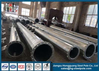 China OEM Hot Dip Galvanised Steel Pole For Electrical Power Transformer Substation for sale